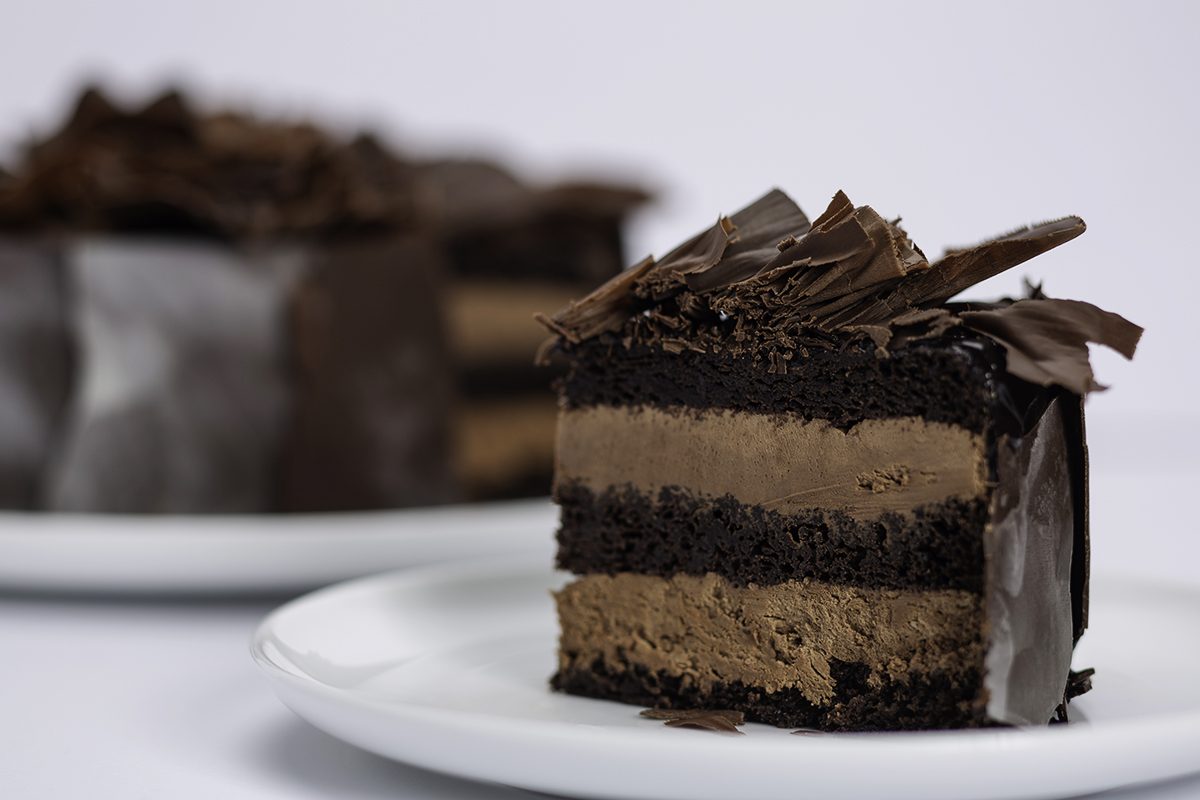 Gâteau Double royal 100 % chocolat - Pâtisserie Duquette