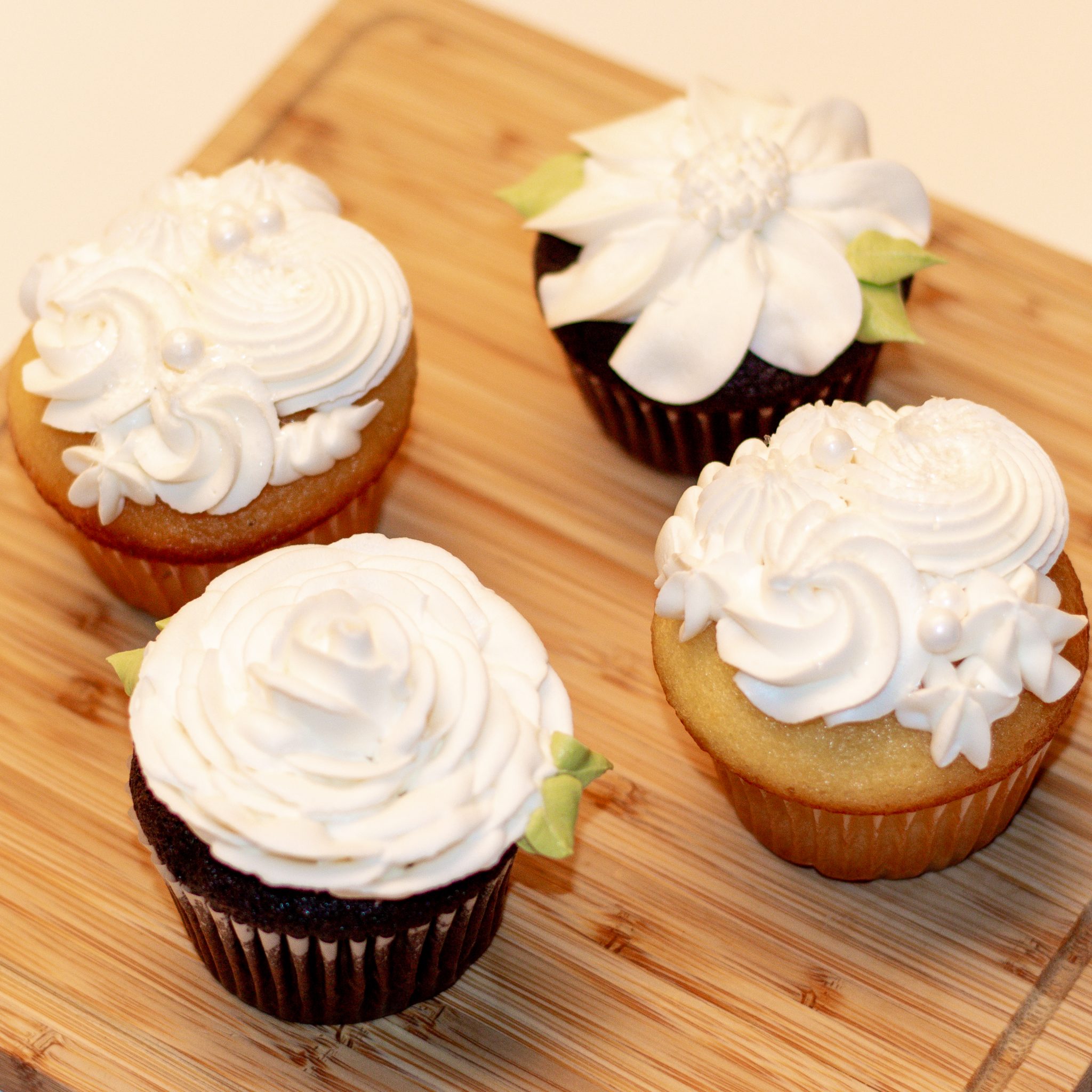 Cupcakes "Bouquet Blanc" - Pâtisserie Duquette