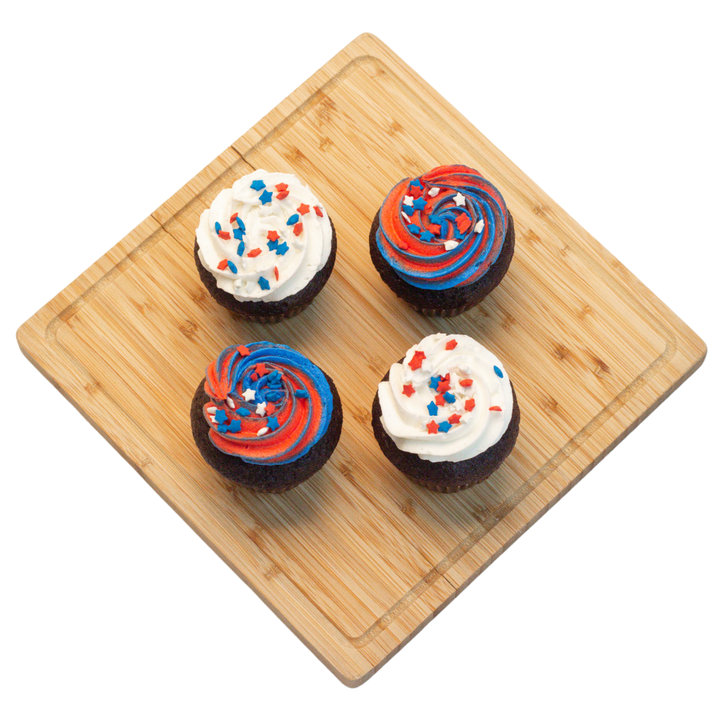 Cupcakes "Rosettes Marvel" - Pâtisserie Duquette